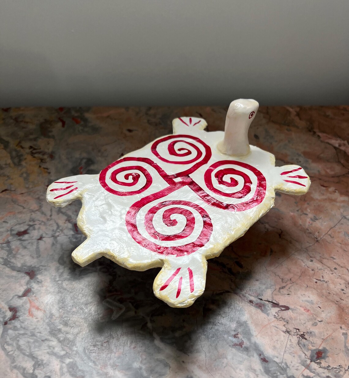 Sacred Tortoise Ceramic Mediterranean Italian Handmade in Italy Turtle ...