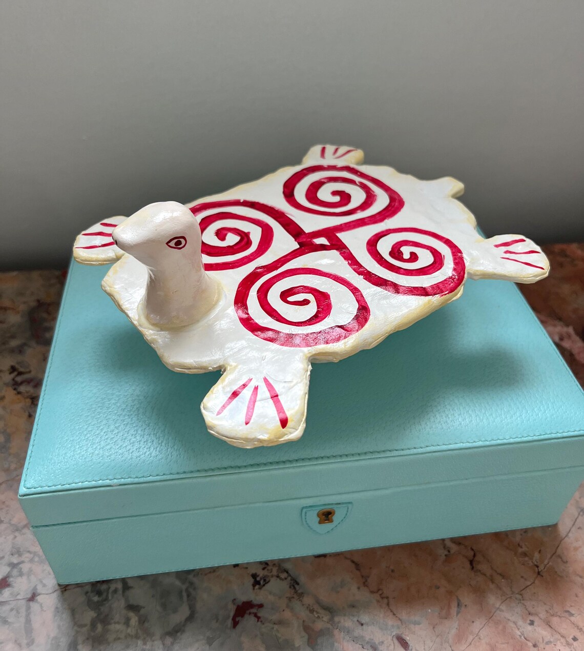 Sacred Tortoise Ceramic Mediterranean Italian Handmade in Italy Turtle ...