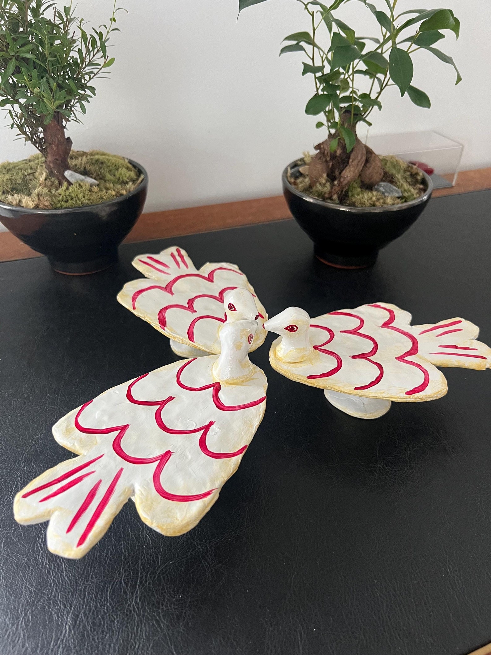 Small White Dove Bird Ceramic Mediterranean Italian Handmade in Italy ...