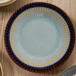 Ceramic Handmade 8 Inches Plate Kitchenware Different Colors to Choose ...