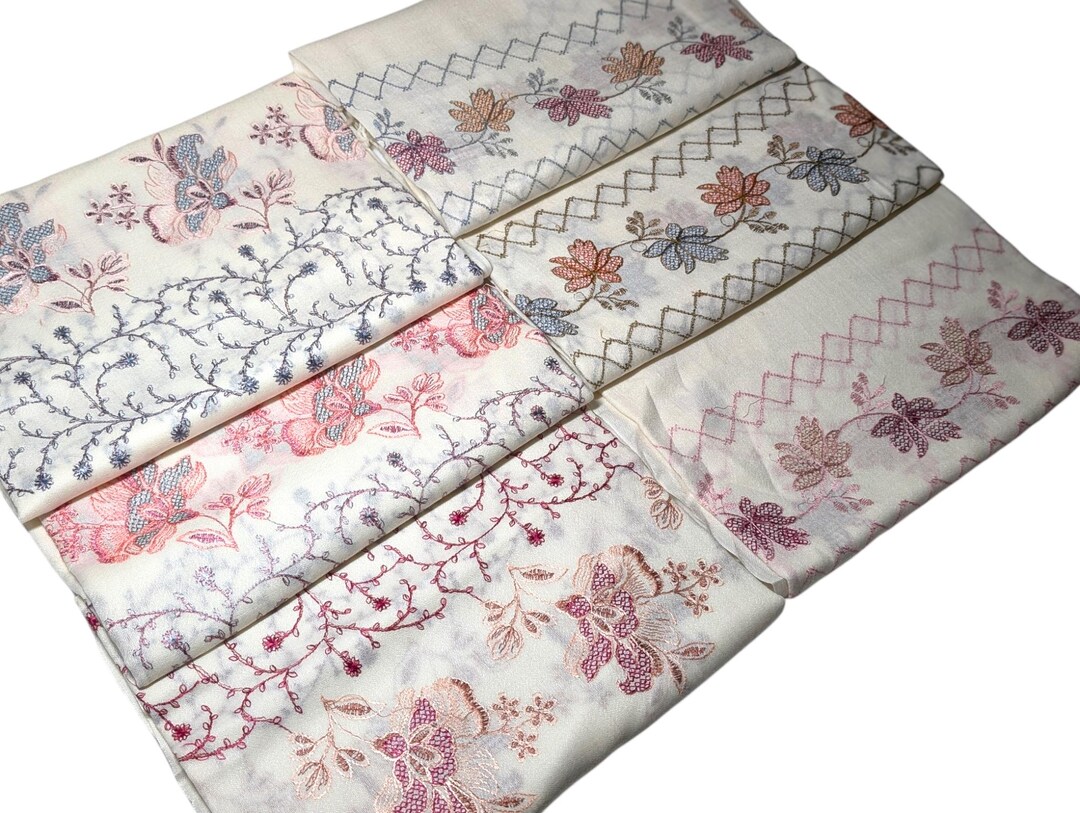 Women Wool Shawl Oversized Pure Wool Wrap 44x92" Bloomingdale Floral ...