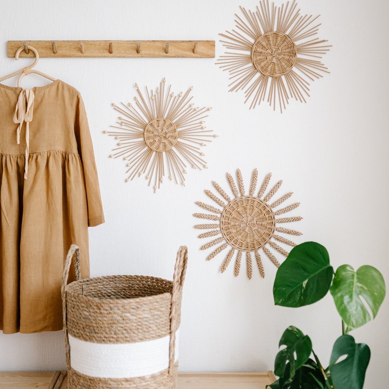 Rattan Wall Art - Etsy