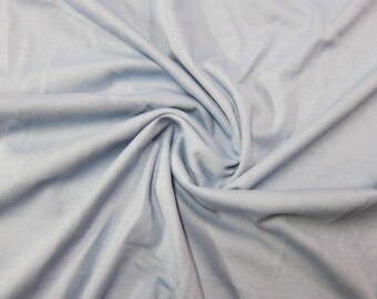 Organic Cotton Interlock, 60 Wide, Baby Blue - Etsy