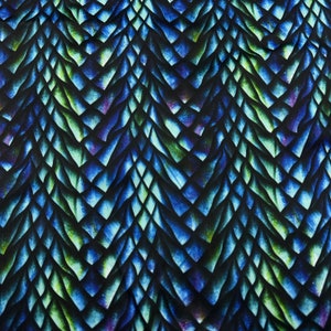 Purple and Blue Dragon Scales 1 Mil PUL Fabric - Made in the USA - Etsy