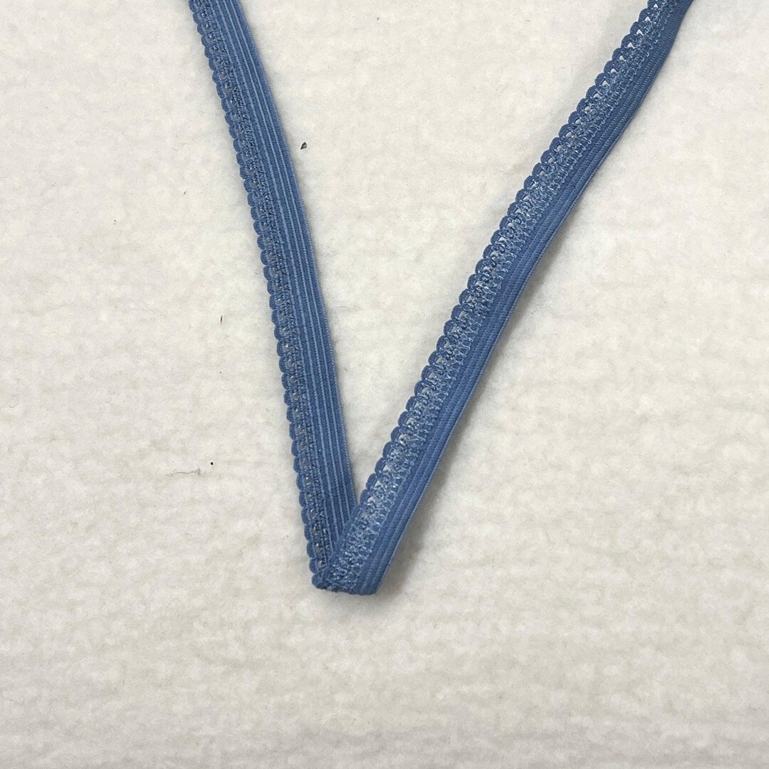 1/2" Fancy Picot Elastic-delph Blue - Etsy