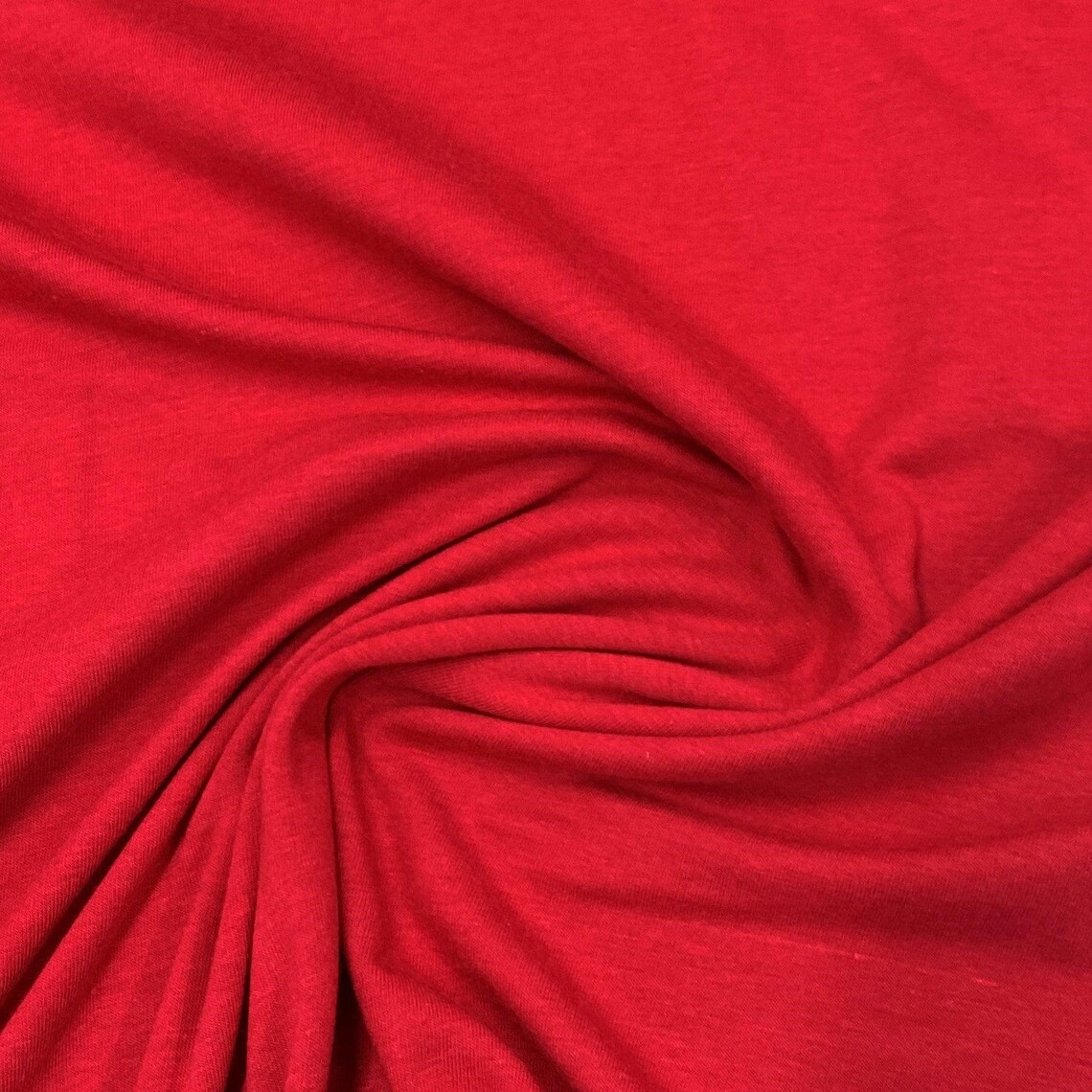Cherry Red Cotton/spandex Jersey Fabric - 200 GSM - Etsy