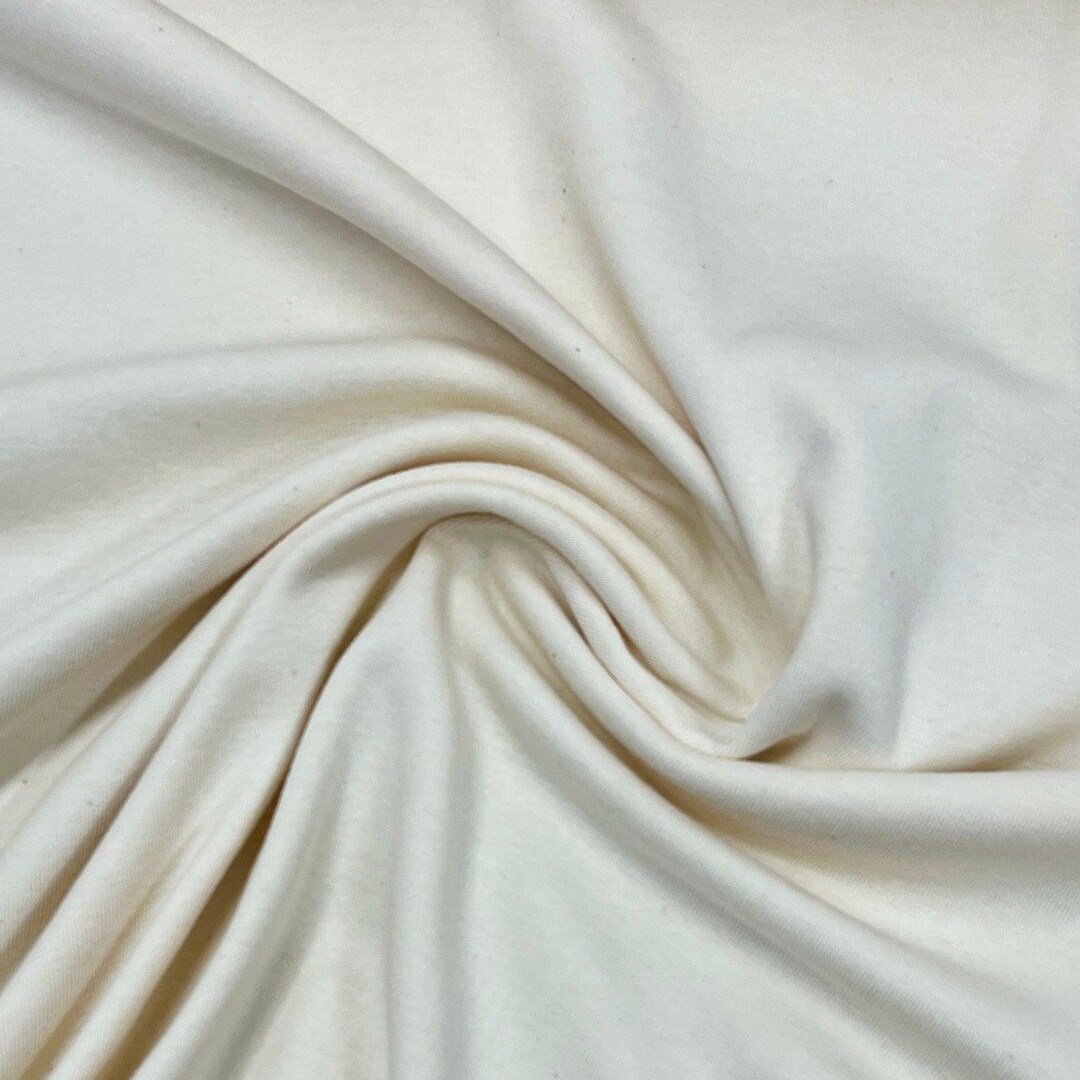 Natural Organic Cotton Rib Knit Fabric - Grown in the USA - 150 GSM - Etsy
