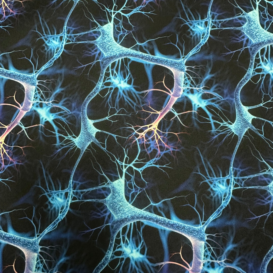 Microscopic Brain Neurons 1 Mil PUL Fabric - Made in the USA - Etsy