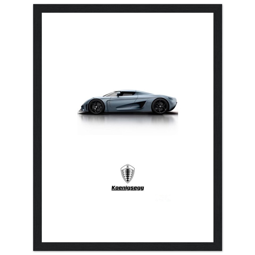 Koenigsegg Regera Wall Art Framed Poster - Etsy