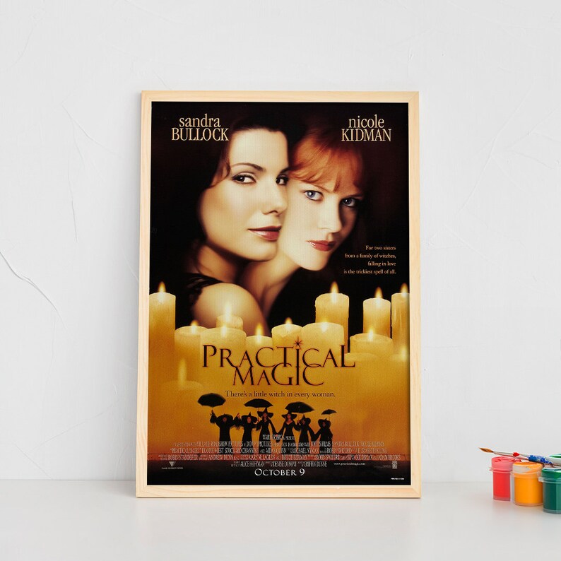 Practical Magic 1998 Movie Poster, High Quality Canvas Poster, Poster ...