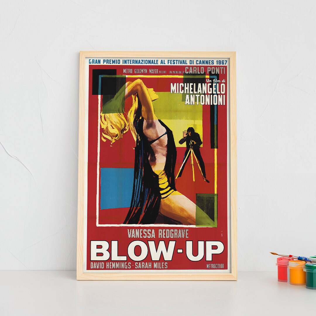 Blow-up 1967 Movie Poster, High Quality Canvas Poster, Poster Gifts, Art Print - Etsy