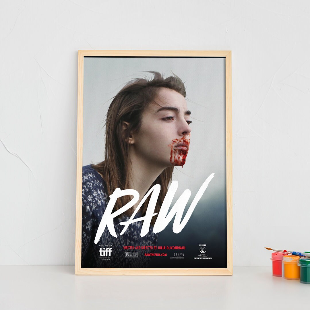 Raw 2016 Movie Poster, High Quality Canvas Poster, Poster Gifts, Art ...