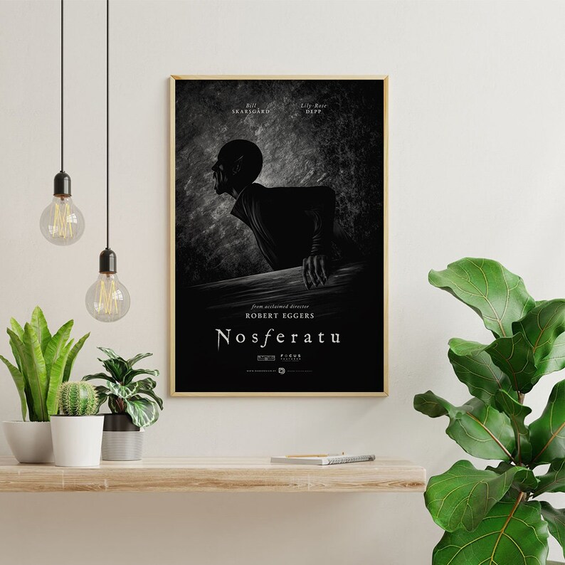 Nosferatu 2024 Movie Poster, High Quality Canvas Poster, Poster Gifts ...