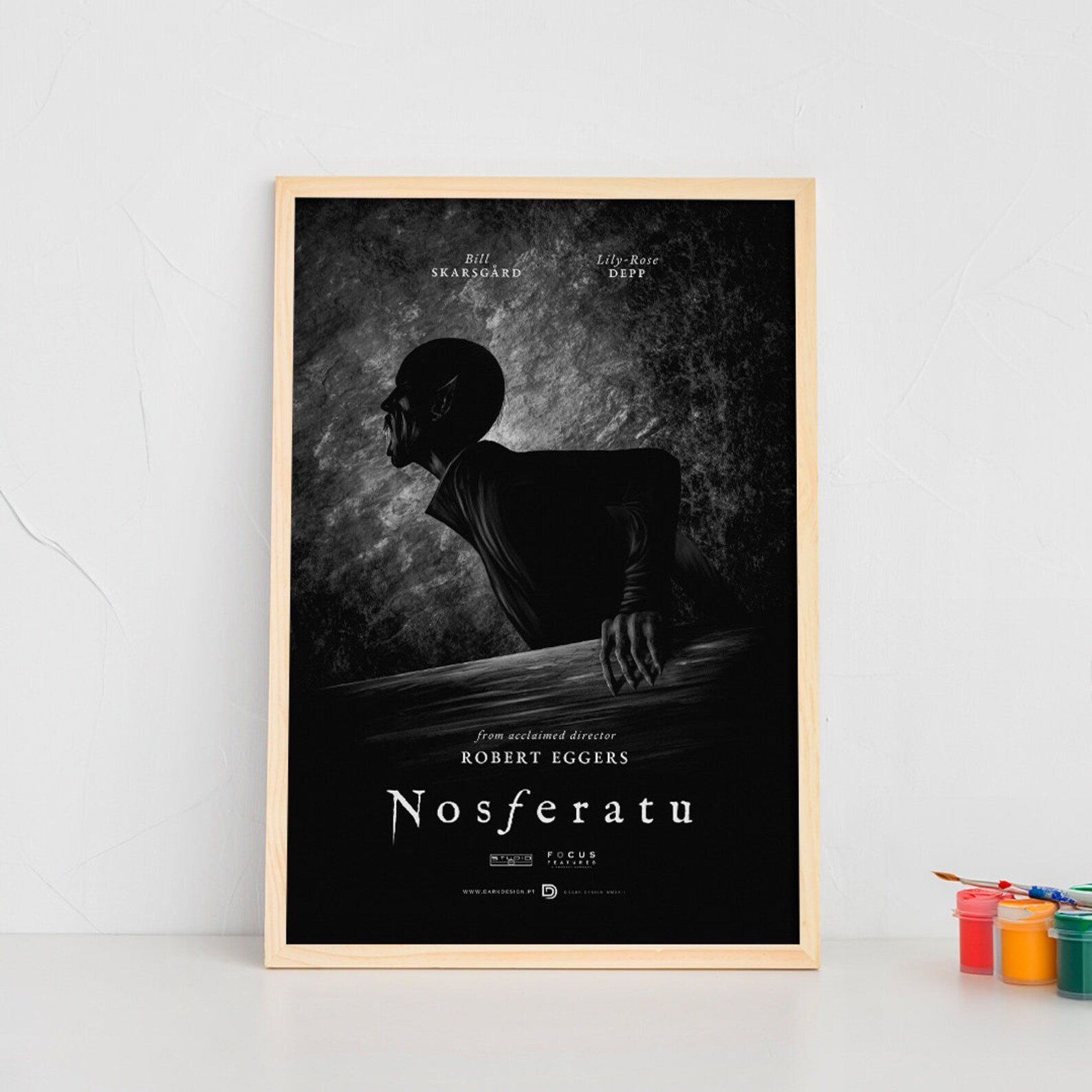 Nosferatu 2024 Movie Poster, High Quality Canvas Poster, Poster Gifts ...