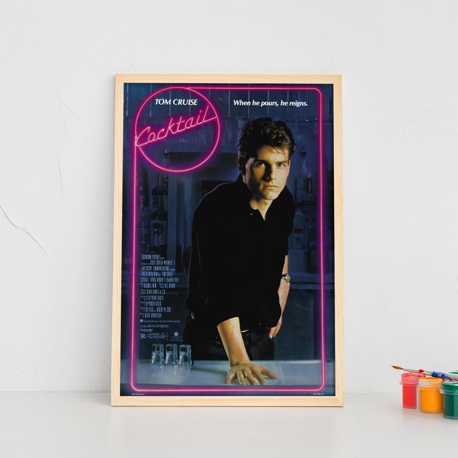 Cocktail 1988 Movie Poster, High Quality Canvas Poster, Poster Gifts ...