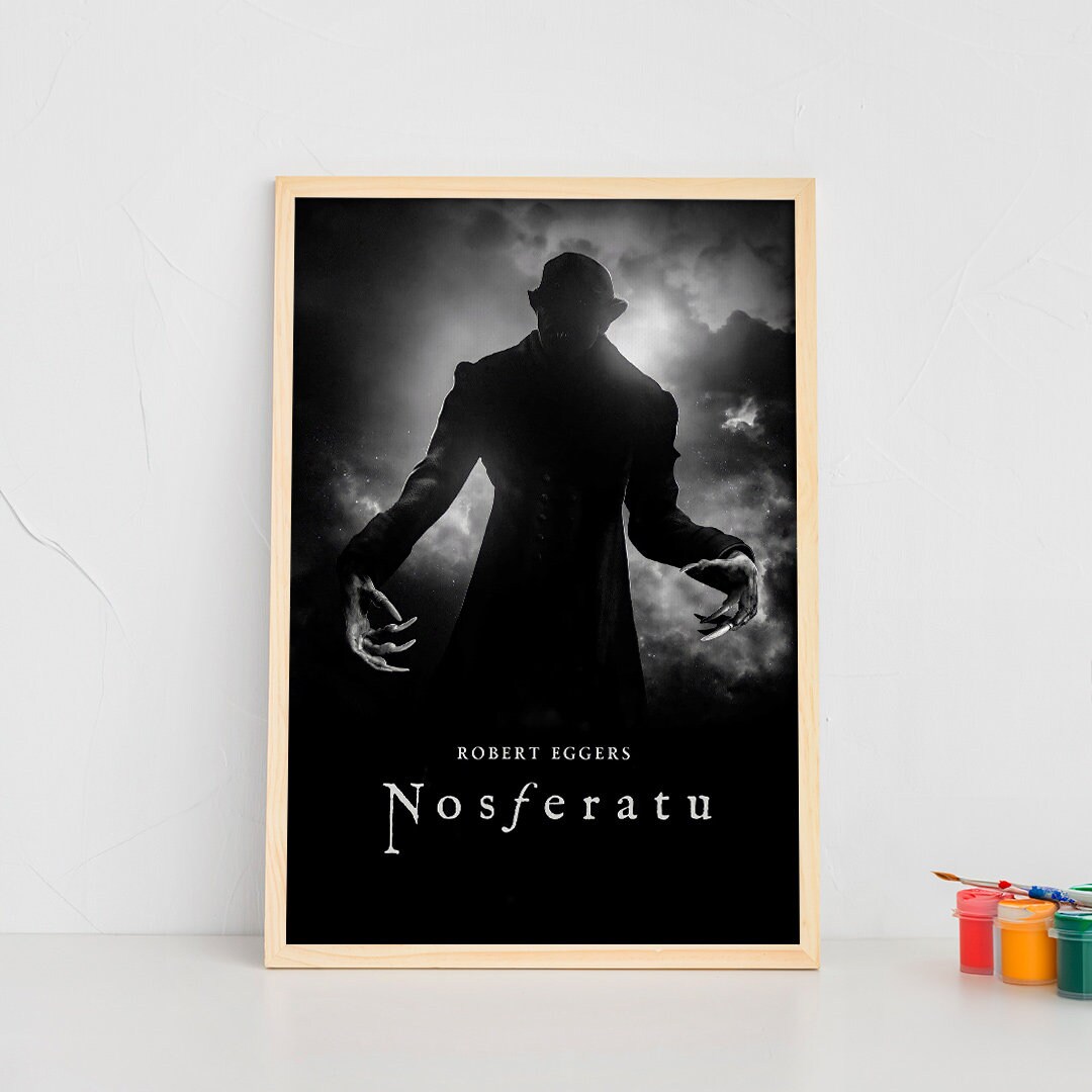 Nosferatu 2024 Movie Poster, High Quality Canvas Poster, Poster Gifts ...