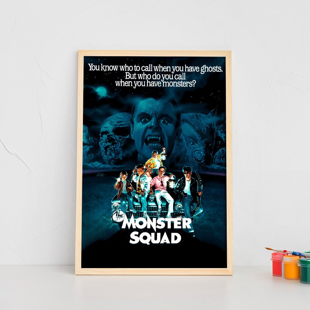 The Monster Squad 1987 Movie Poster, High Quality Canvas Poster, Poster ...