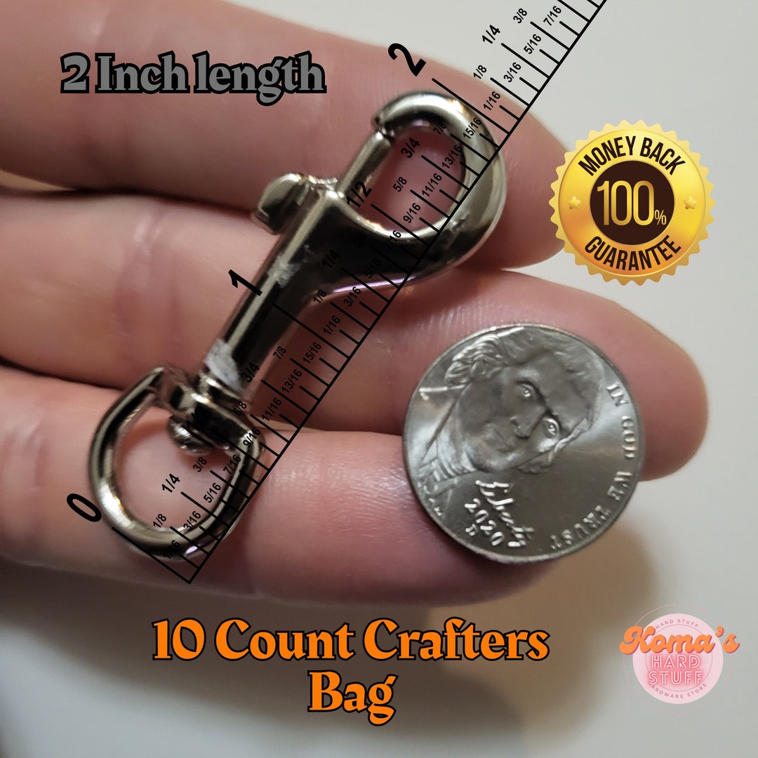 Swivel Snap Hook Bolt Action 2 Inch Length With 3/8" Inch Eyelet - Etsy