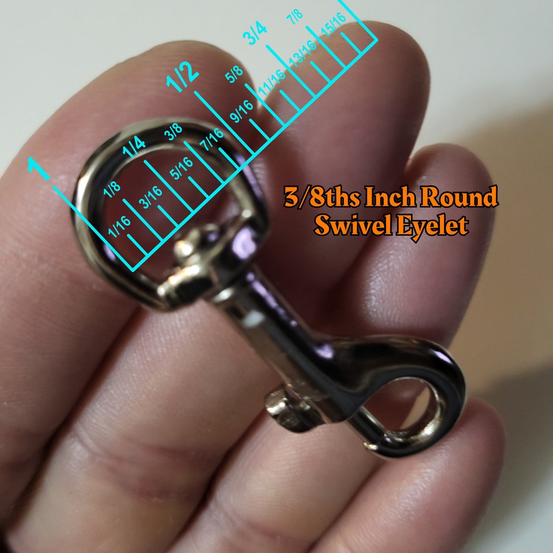 Swivel Snap Hook Bolt Action 2 Inch Length With 3/8" Inch Eyelet - Etsy