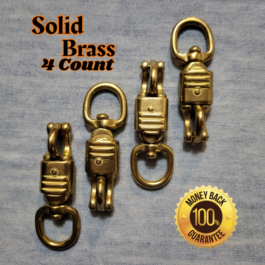 Solid Brass Panic Snap With 3/4 Oval Eyelet. - Etsy