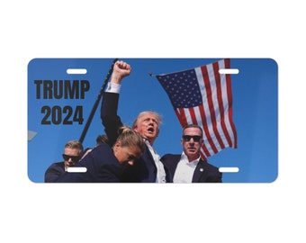 Trump/vance 2024 Vanity Plate Car Truck RV - Etsy