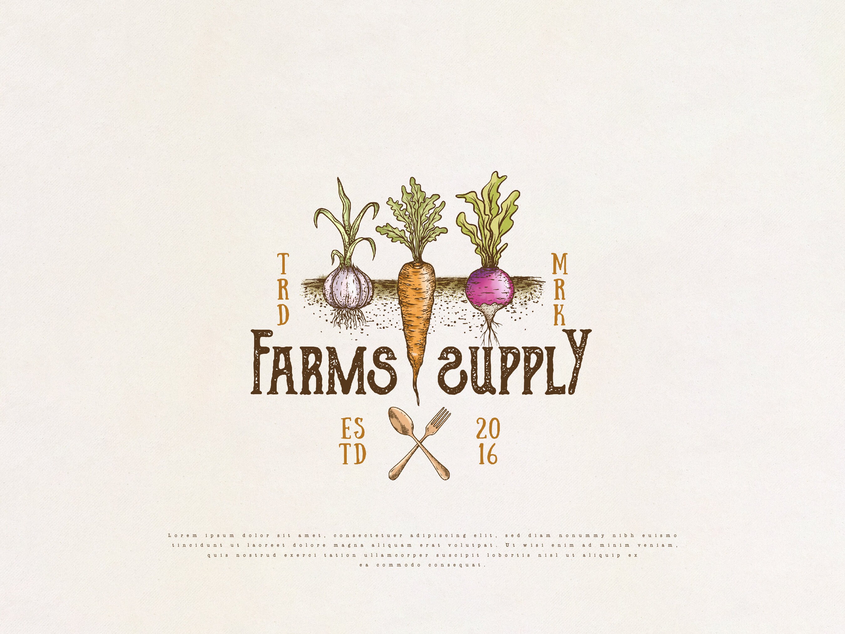 Farm Vegetables Logo Design, Garden Logo, Vegetables Logo, Vegetables ...