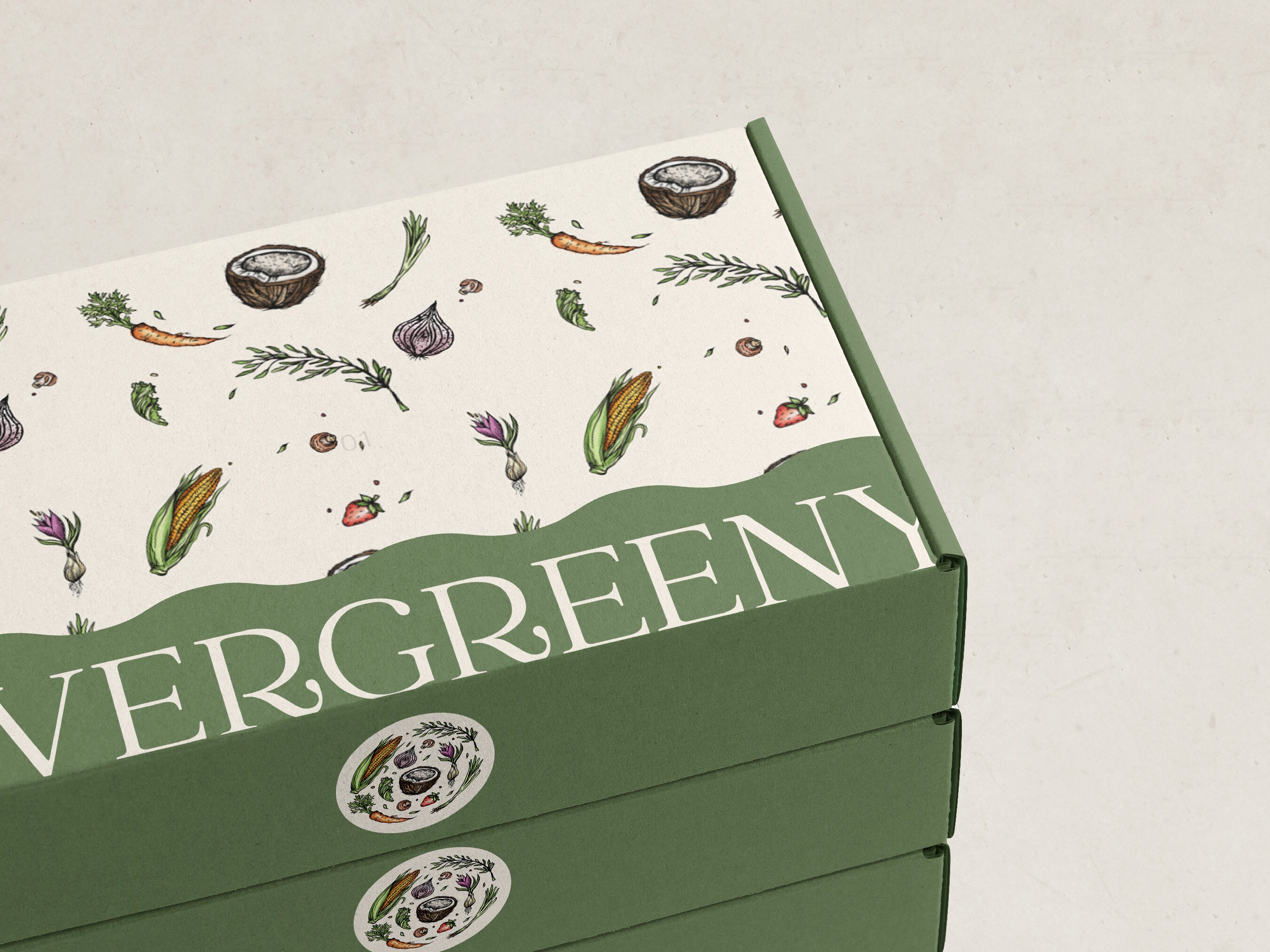 Premade Vegetables Logo Design, Farm Logo, Farm Branding, Flower ...