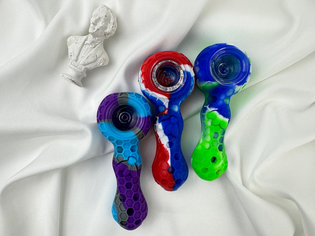 Silicone Honeycomb Pipe Handmade Silicone Pipe Bowl Silicone Pipe Bowl ...