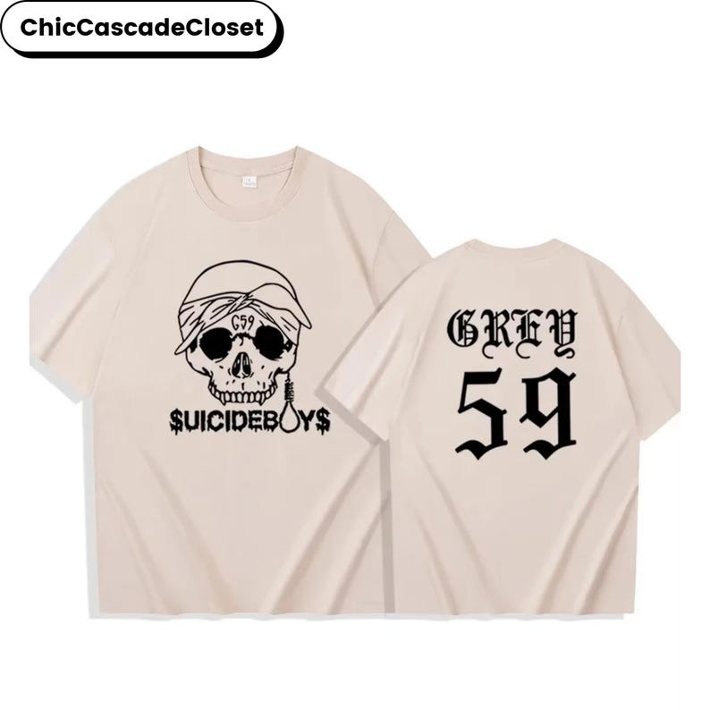 Suicideboys Shirt - Hip Hop Shirt - G59 Shirt - Music Fan Shirt - O-neck Shirt - Summer T-shirt ...