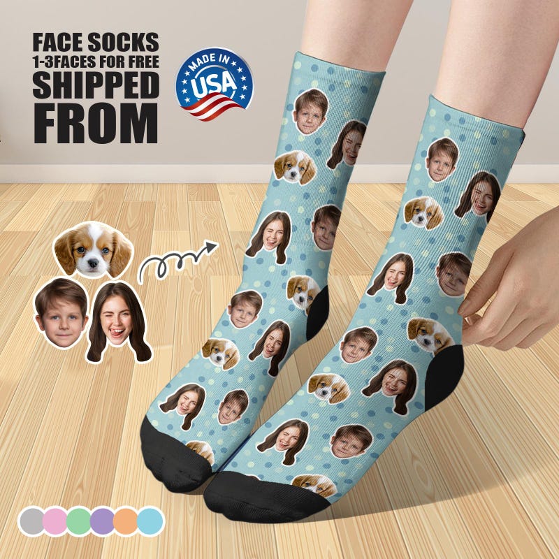 Photo Socks - Etsy