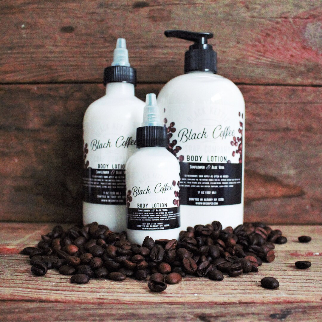 BLACK COFFEE Moisturizing Body Lotion - Etsy