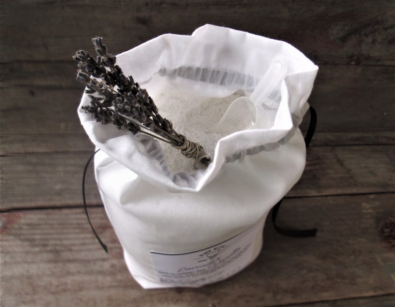 Laundry Soap LAVENDER VANILLA 5 pound cloth bag Borax | Etsy