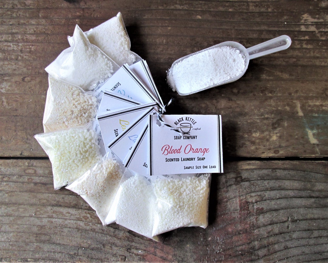 ESSENTIALS Laundry Soap Samples... Black Kettle - Etsy