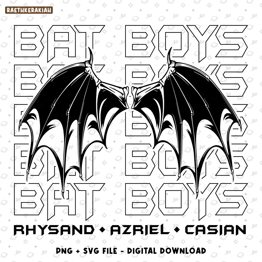 Bat Boys PNG, Bat Boy Fan, the Night Court Illyrians, A Court of Thorns ...