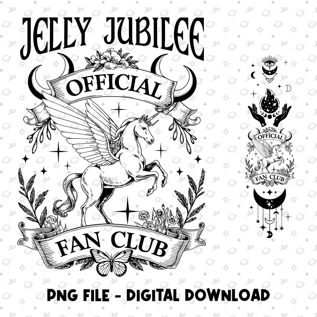 Jelly Jubilee PNG, Bookish Gift, Bryce Quinlan Fan Club, House of Earth ...