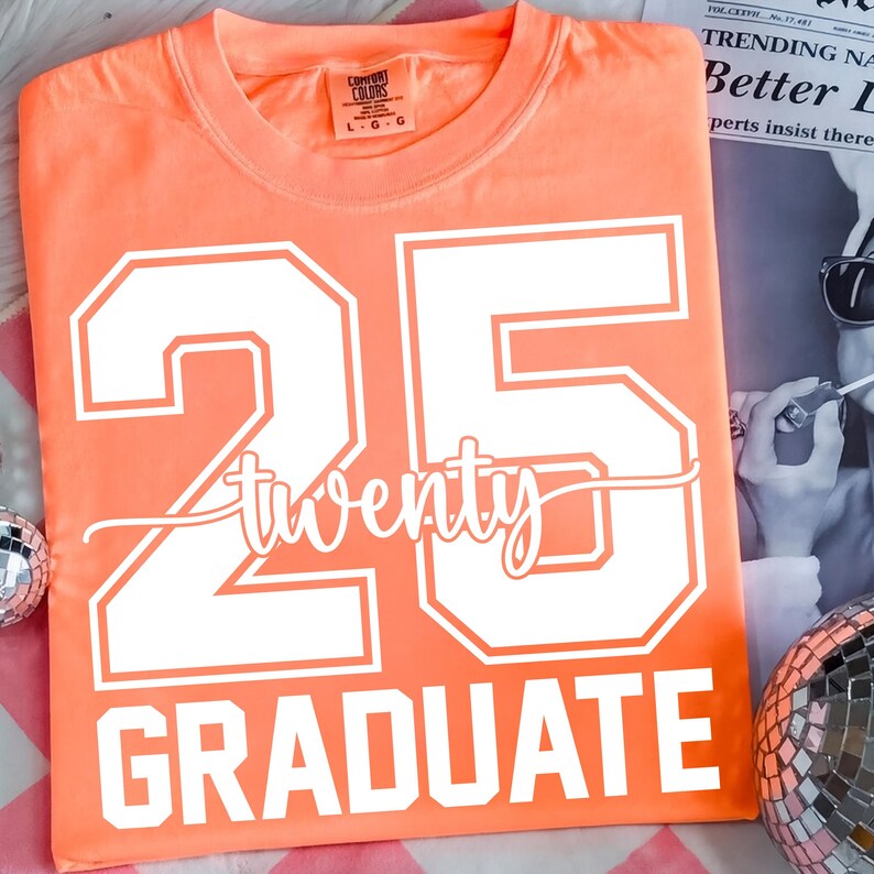 Twenty 25 Graduate Png, Retro Class of 2025 SVG, 2025 Graduate Svg ...