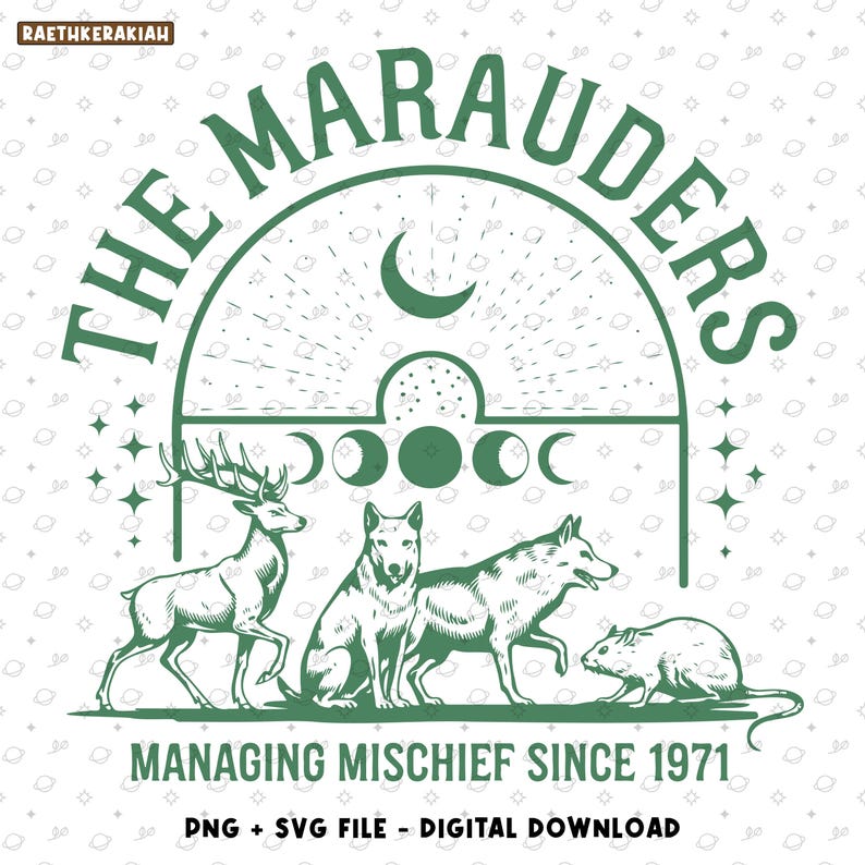 The Marauders PNG, Wizard Movie Svg, Booktok Merch Shirt Design ...