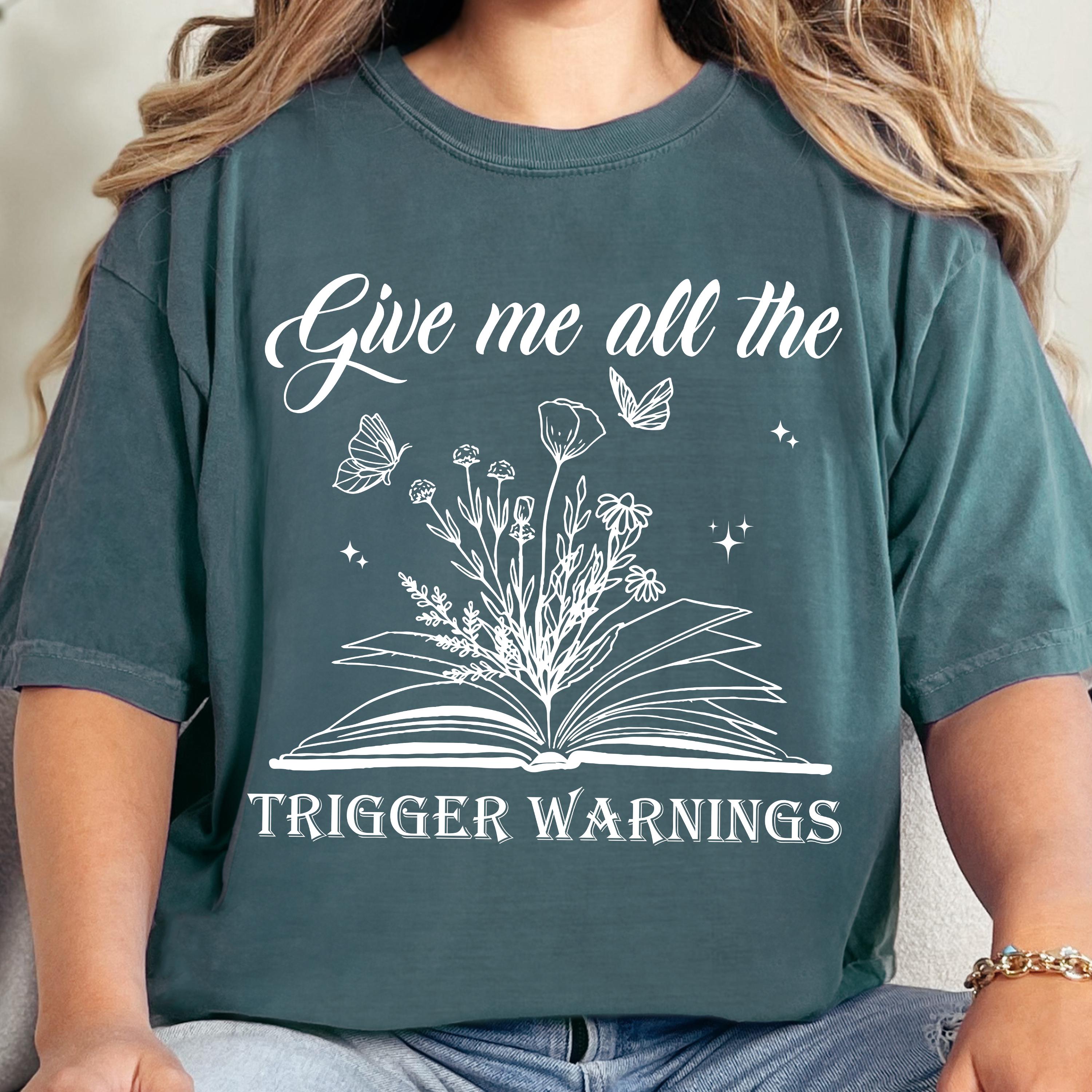 Give Me All the Trigger Warnings SVG PNG, Mental Health Quote Clipart ...