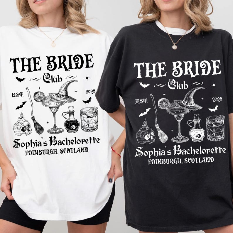 Custom Witchy Bachelorette Party Png Svg, Personalized Gothic Wedding ...