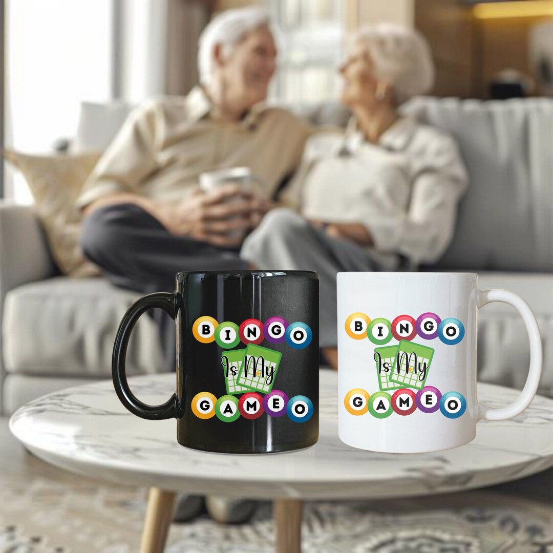 Bingo is My Gameo Mug, Colorful Bingo Game Mug, Fun Bingo Lover Gift ...