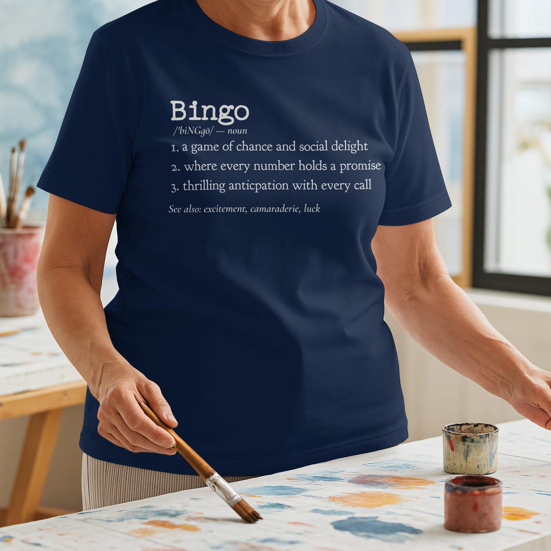 Bingo Definition T-shirts Sweatshirts, Lucky Number Clothing, Fun ...