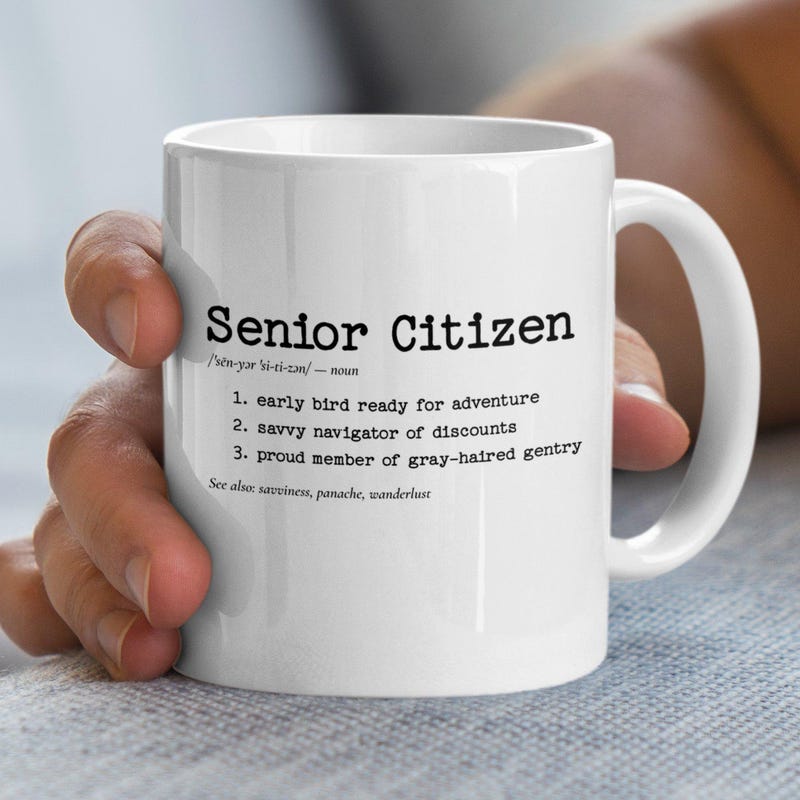 Funny Senior Mug - Etsy