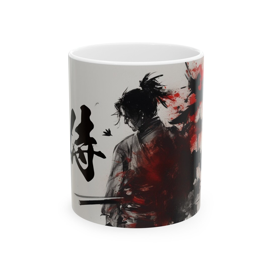 Samurai Mug, Mug, Coffee Cup, Funny Gifts, Gift for Him, Christmas Gift ...