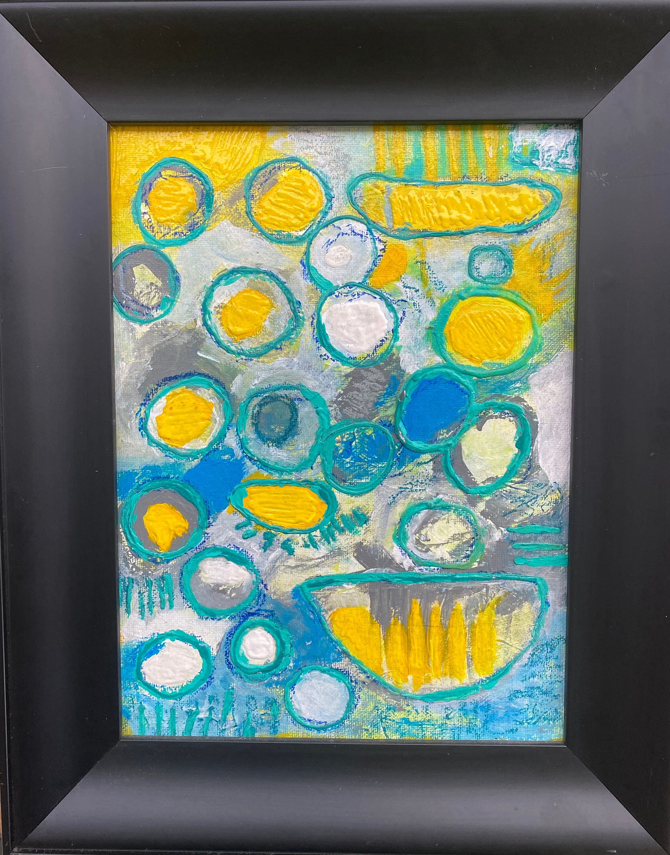 Mixed Media Art, Random Encounters, Original Painting, Outsider Art - Etsy