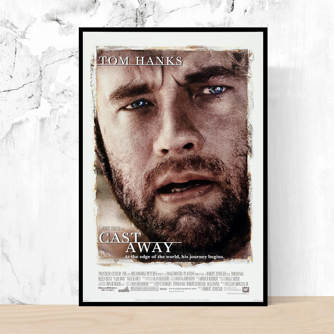 Cast Away Movie Poster Film Fan Collectibles Canvas Home Decor Wall Art ...