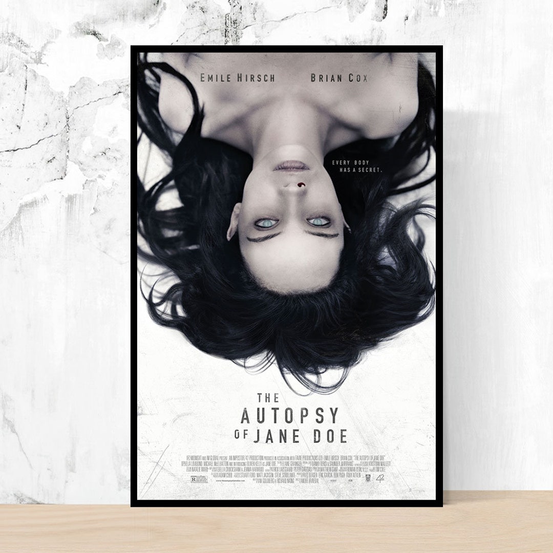The Autopsy of Jane Doe Movie Poster Film Fan Collectibles Canvas Home Decor Wall Art Poster for ...