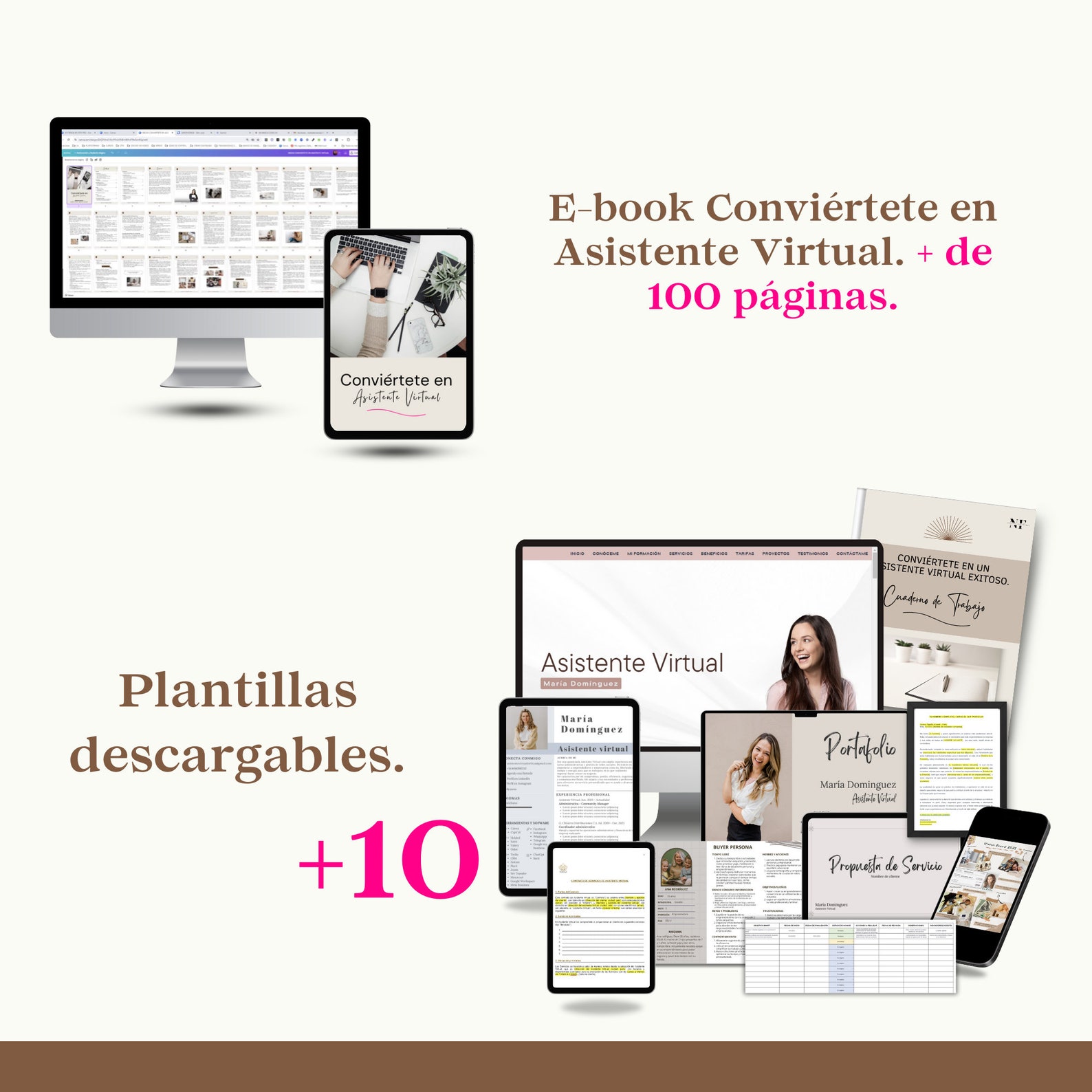 10 En 1 Guía Como Convertirte En Asistente Virtual, Como Iniciar Un Negocio De Asistente Virtual ...