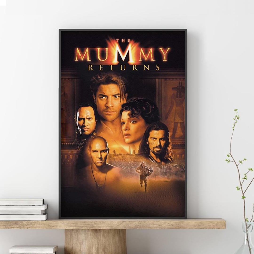 THE MUMMY RETURNS Movie Posters, Canvas Poster Printing, Art Printing ...