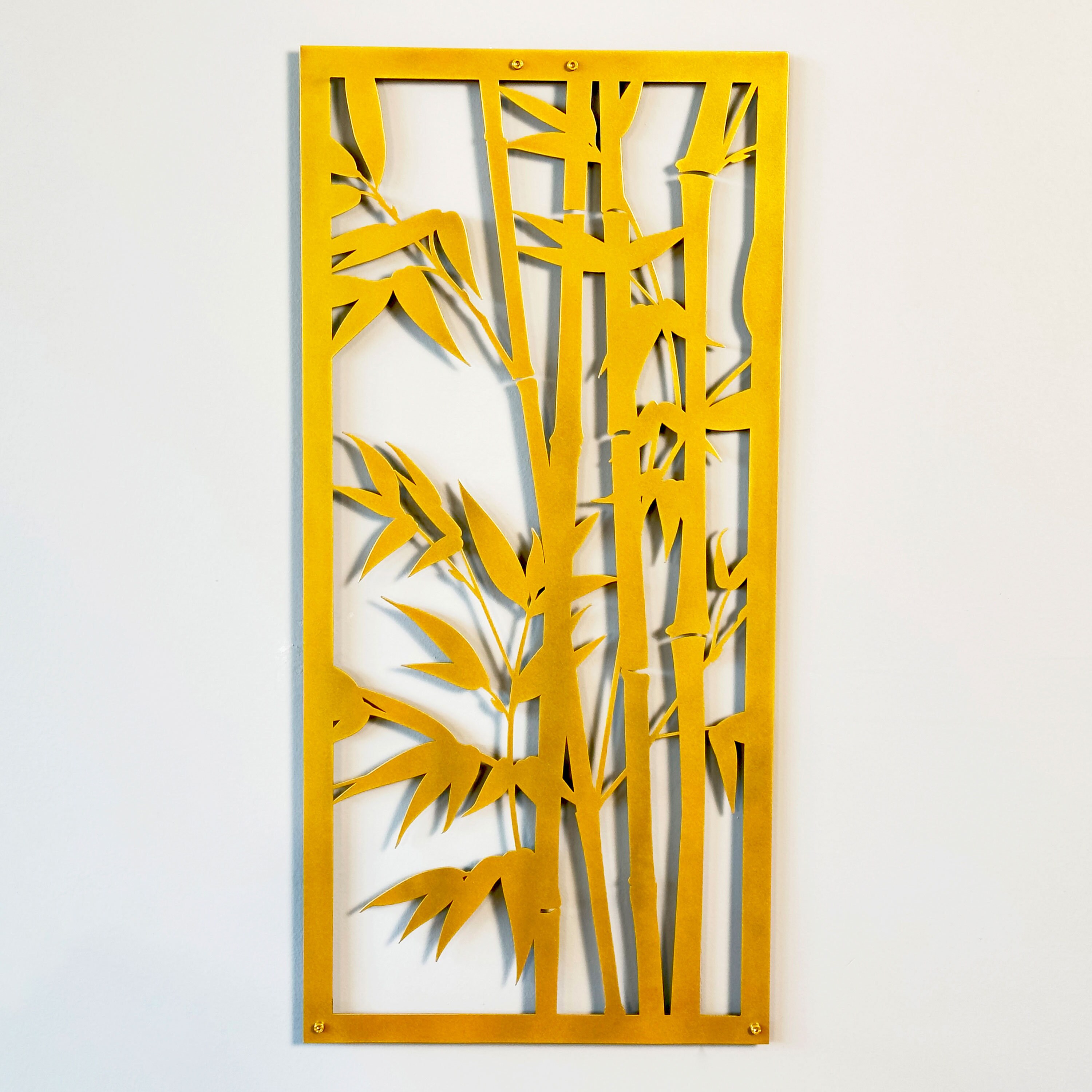 Bamboo Tree Metal Wall Art Tropical Boho Home Office Decor Gift - Etsy
