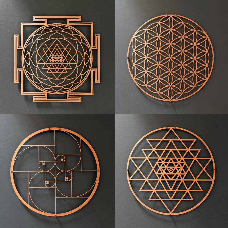 Sacred Geometry Wall Art - Etsy